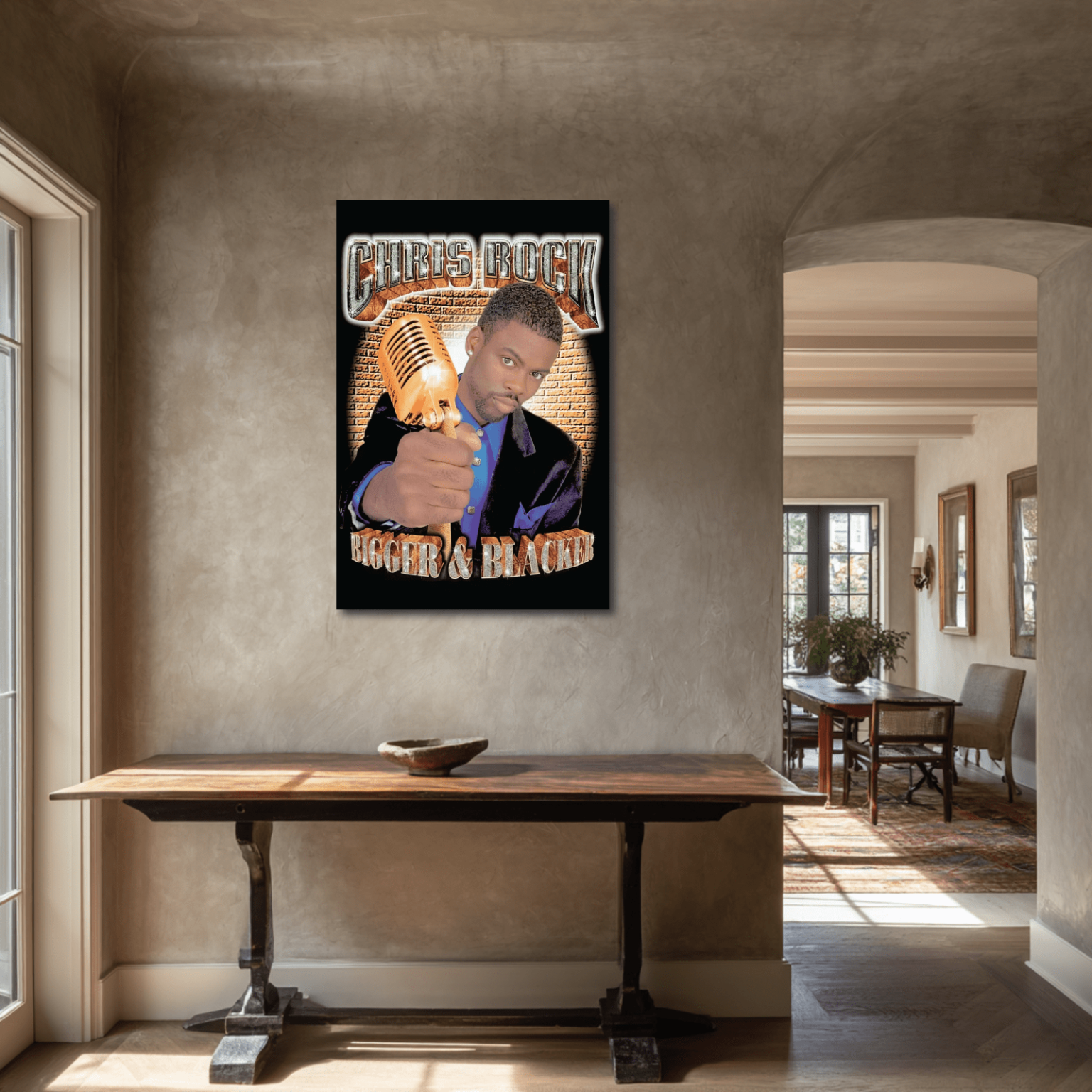 Chris Rock Bigger & Blacker Comedy Poster Wall Art 123WallDecor.com ...